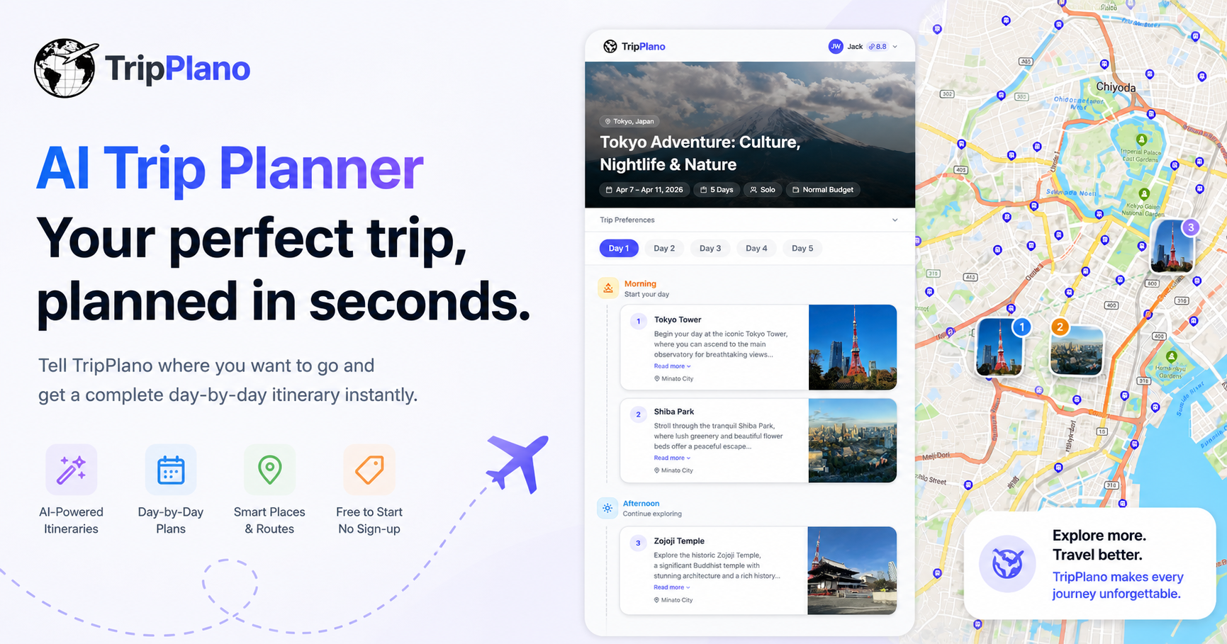 TripPlano - Best AI Trip Planner